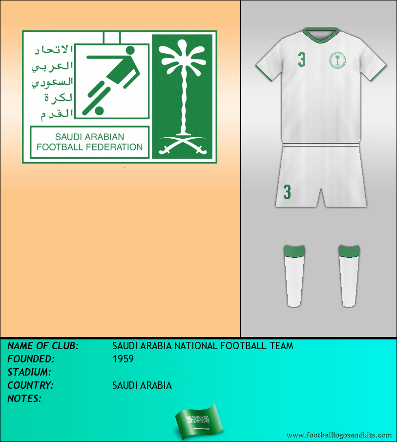 Logo of SAUDI ARABIA NATIONAL FOOTBALL TEAM