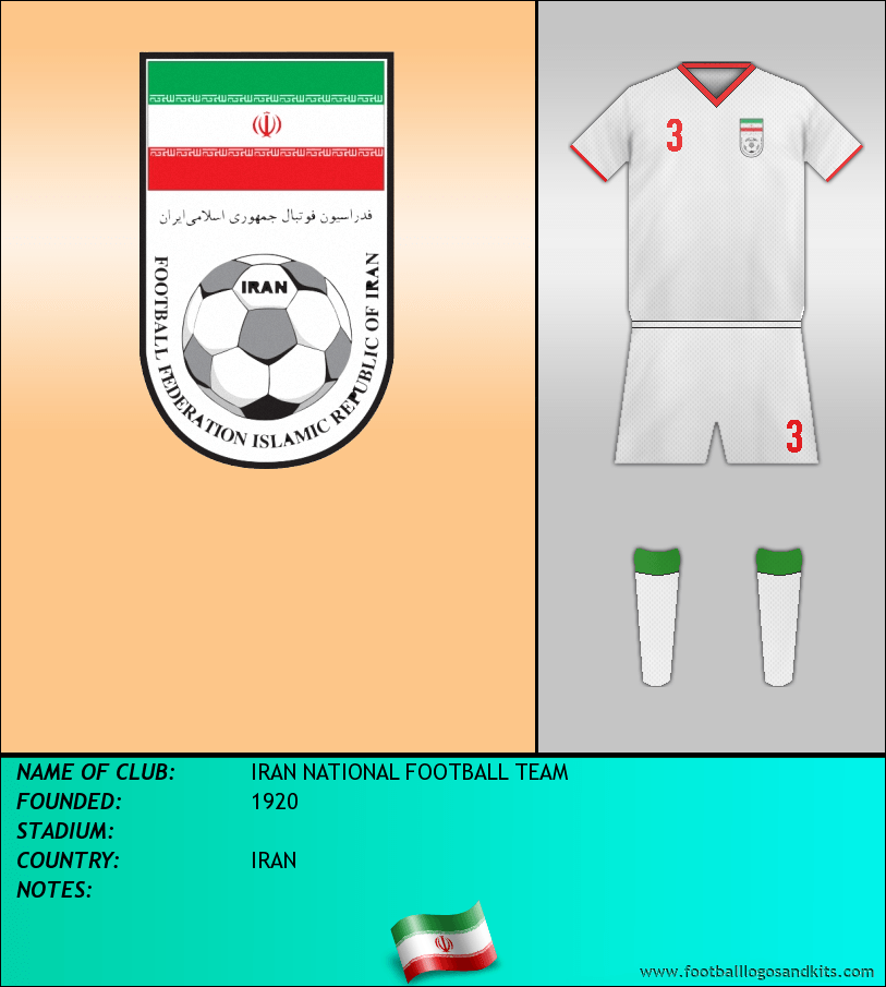 Logo of IRAN NATIONAL FOOTBALL TEAM