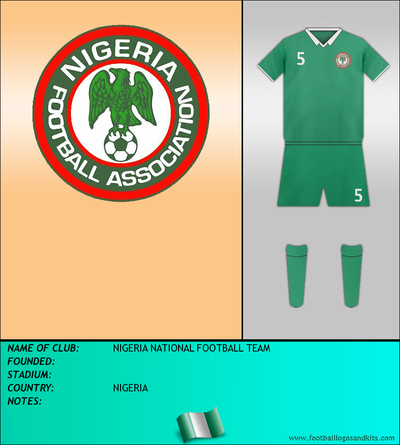 Logo of NIGERIA NATIONAL FOOTBALL TEAM
