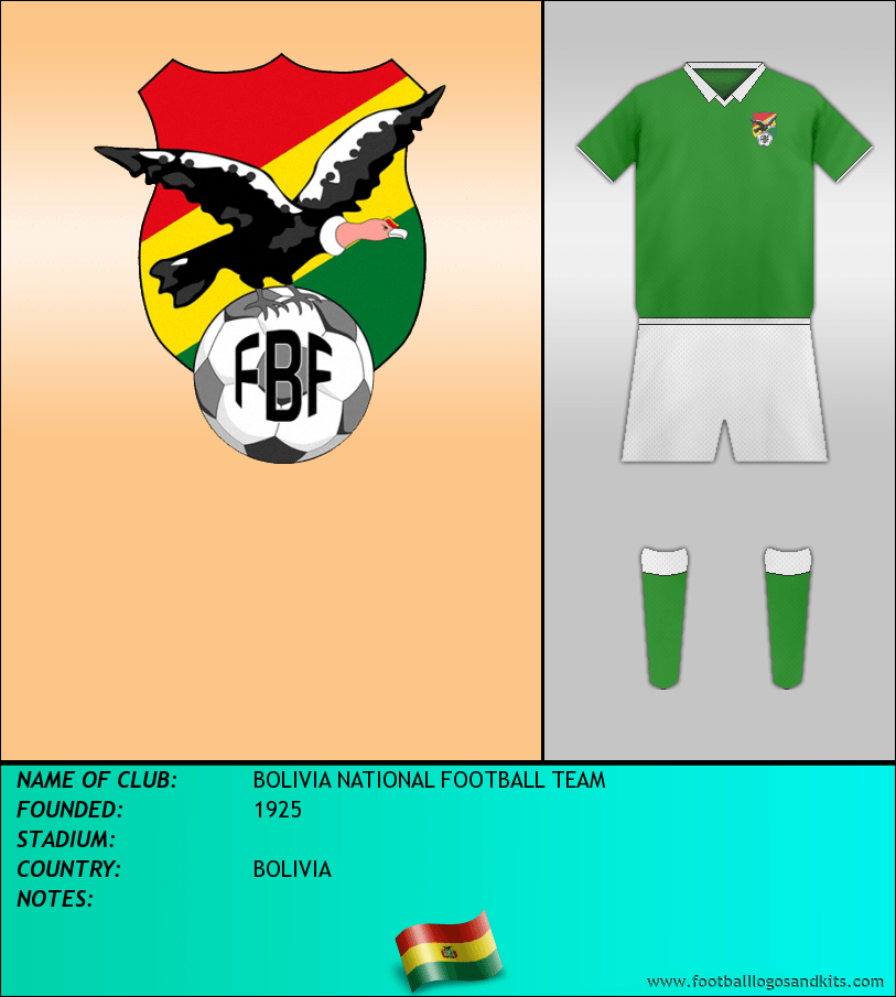 Logo of BOLIVIA NATIONAL FOOTBALL TEAM