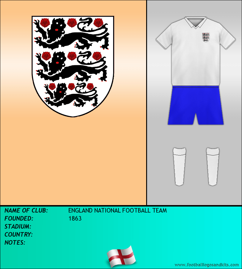 Logo of ENGLAND NATIONAL FOOTBALL TEAM